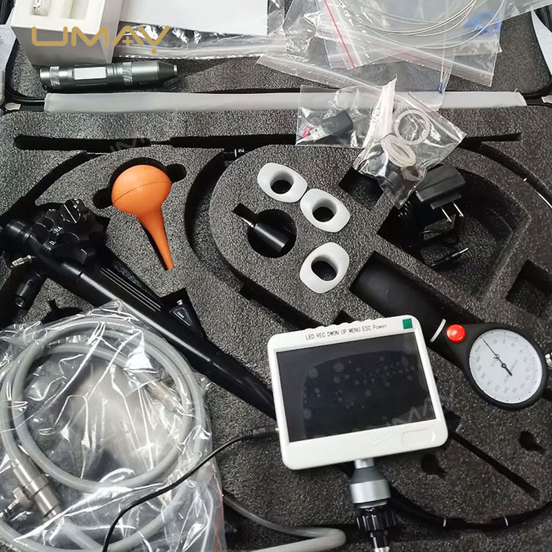 Vet Flexible Fiber Video Endoscope Pharyngoscope for Cats Dogs Cattle ...