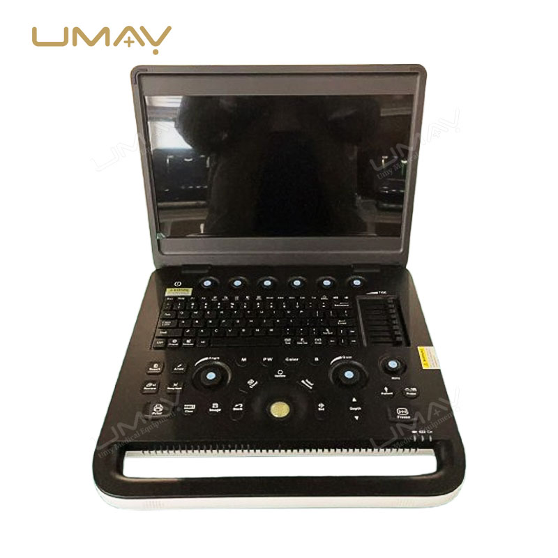 Ultra-thin B/W ultrasound machine with real-time spatial compound imaging